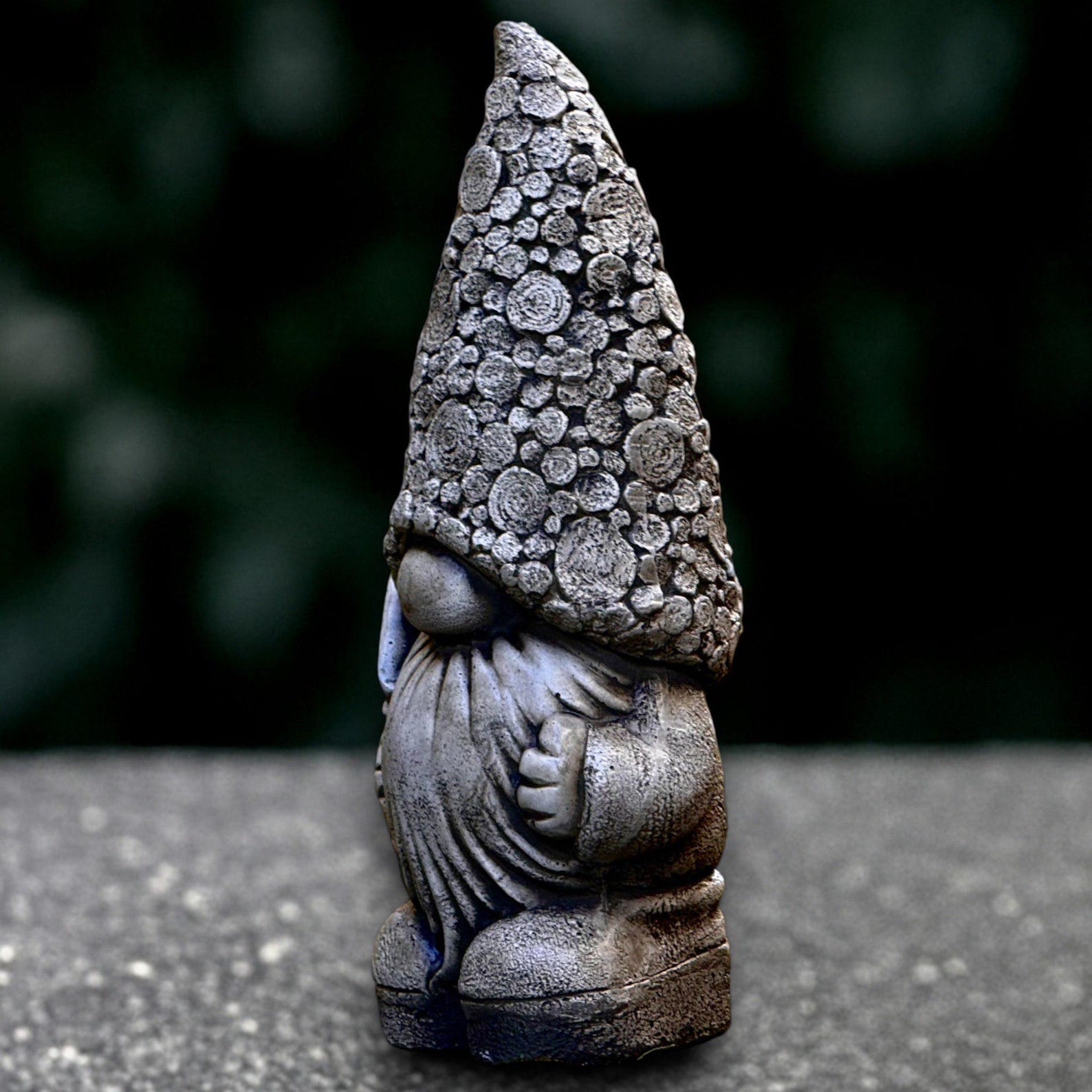 Fantasy Gnome Sculpture Concrete Pixie Figurine Outdoor Nordic Gnome ...