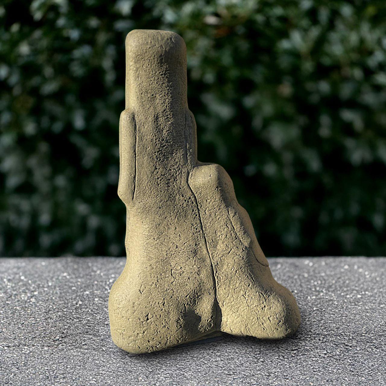 Large Island Face Statue Concrete Face Sculpture Cement Easter Island ...