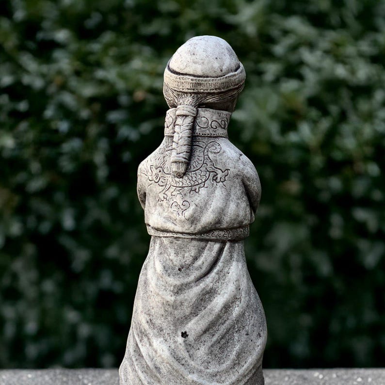 Concrete Chinese Man Sculpture Outdoor Man Statue Stone Wise Elder ...