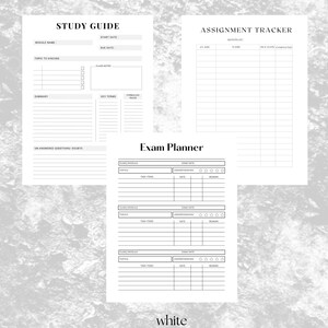 Student Planner/template - Etsy