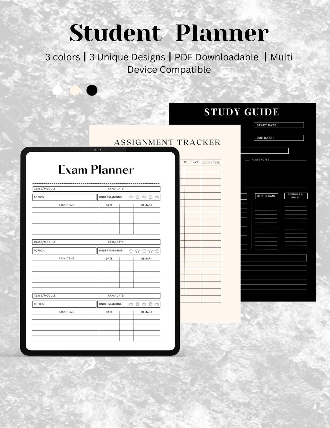 Student Planner/template - Etsy