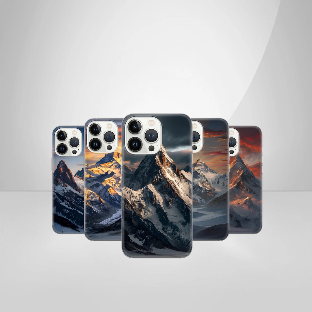 Mountains Phone Case Outdoor Cover for iPhone 16 Pro, 15, 14, 13, 12 ...