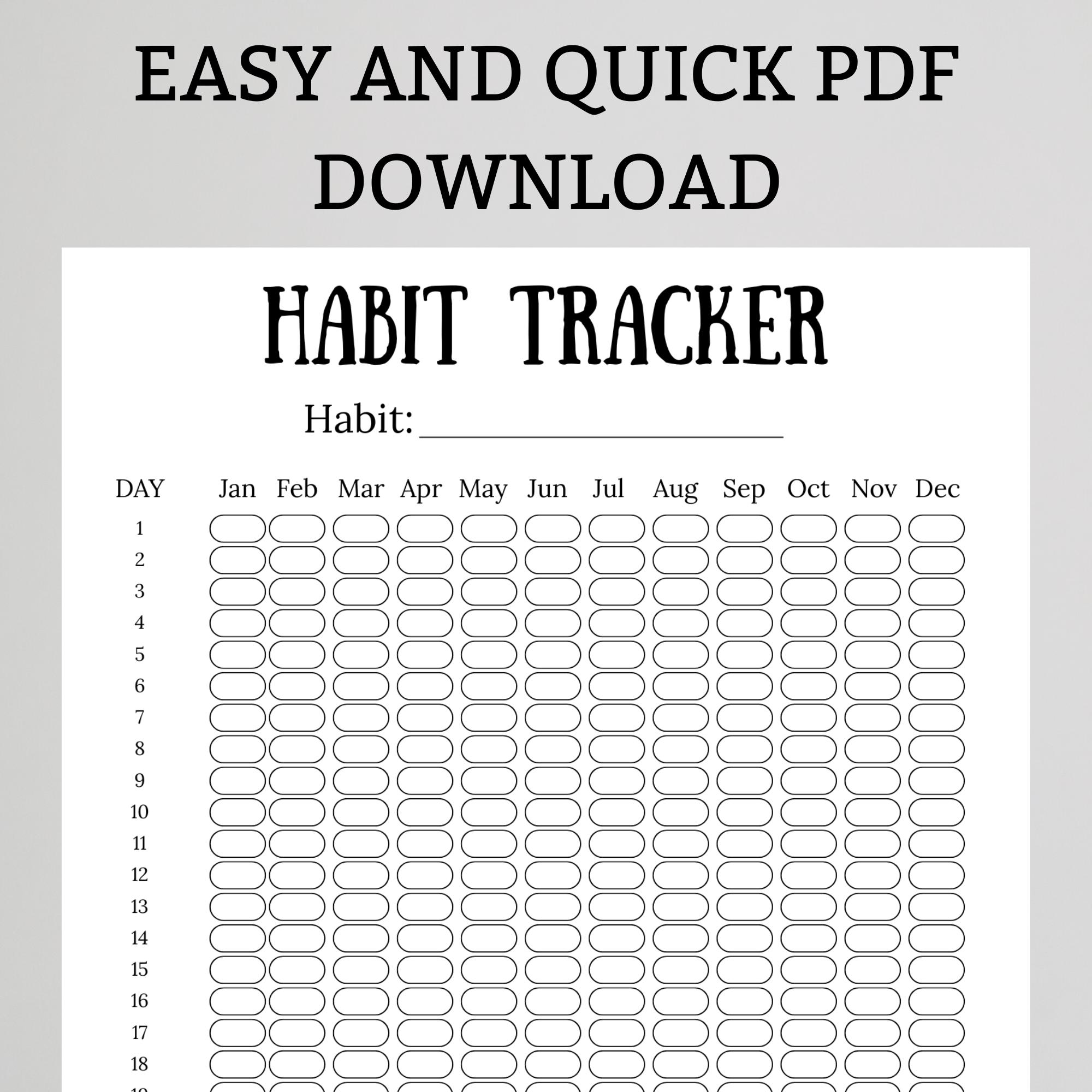 Minimalist Routine Tracker PDF | Self Care Organizer Printable - Etsy