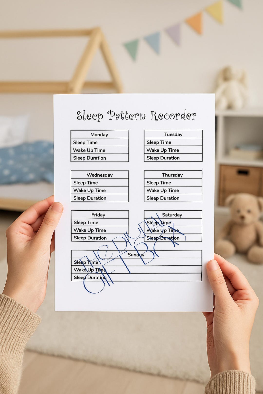 Autism Sleep Tracker: Printable Weekly Sleep Log for Kids (PDF Download ...