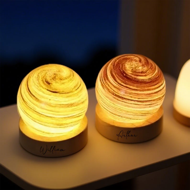 Customizable 3D Printed Solar System Planet Lamps, Milky Way Sphere ...
