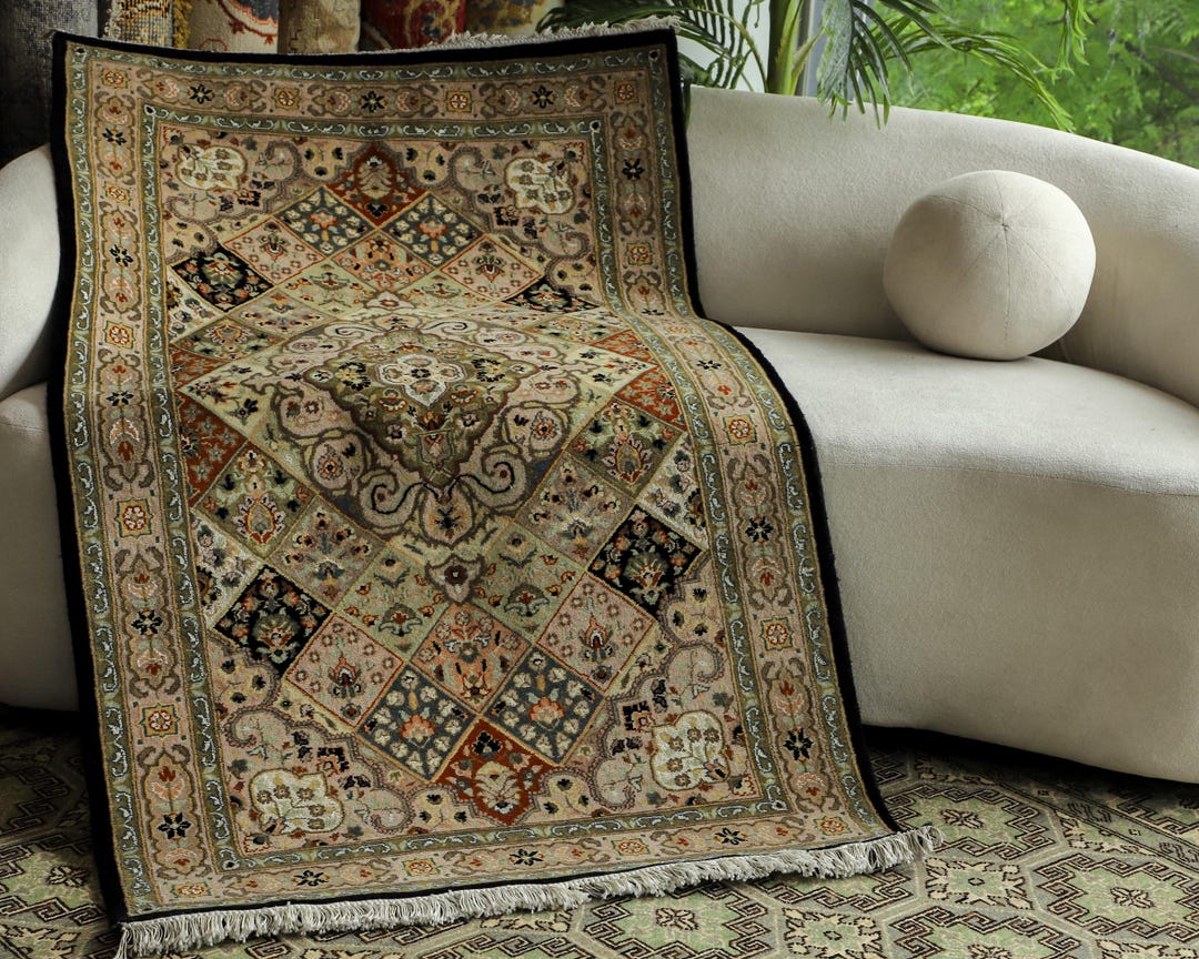 3x5ft Handmade Persian Wool Rug, Oriental Rugs, Affordable Area Rug ...
