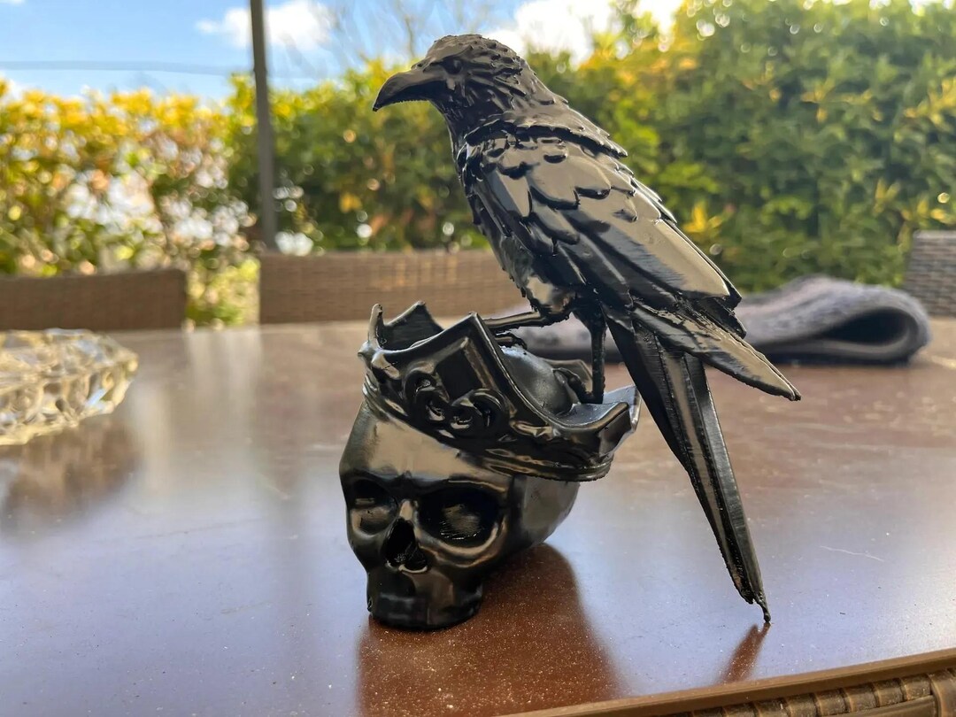 Royal Raven Stl File - Etsy