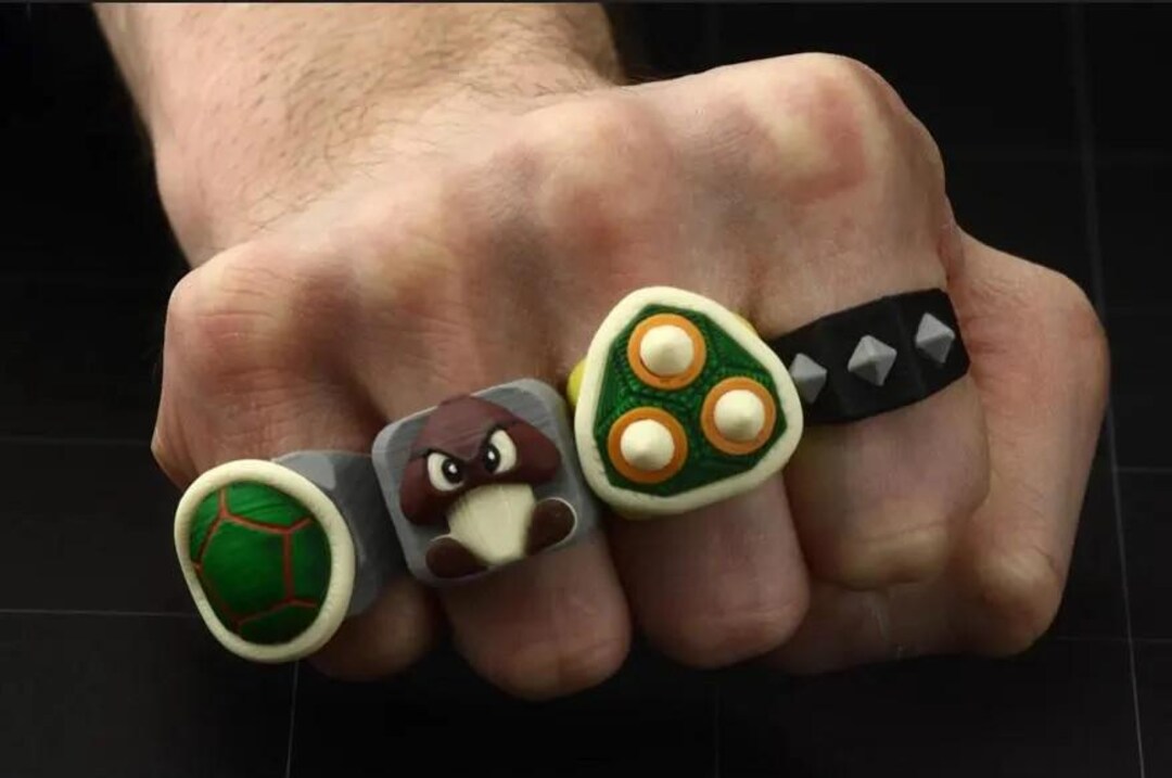 Bowser Rings STL File - Etsy