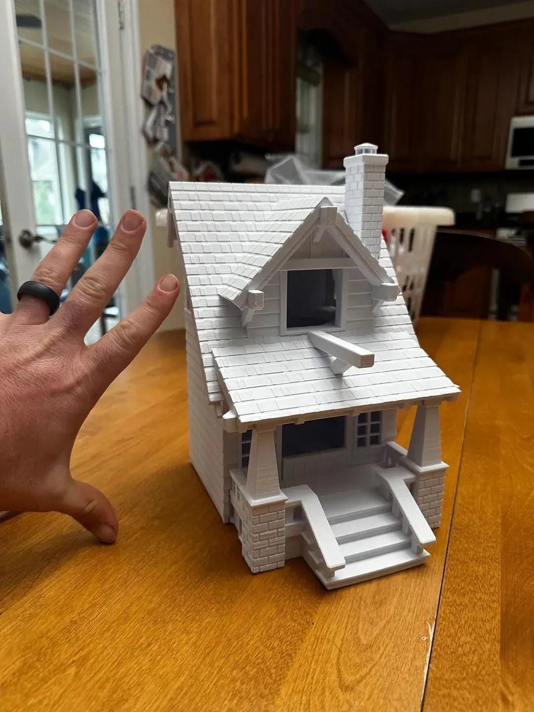 American Bungalow Birdhouse STL File - Etsy
