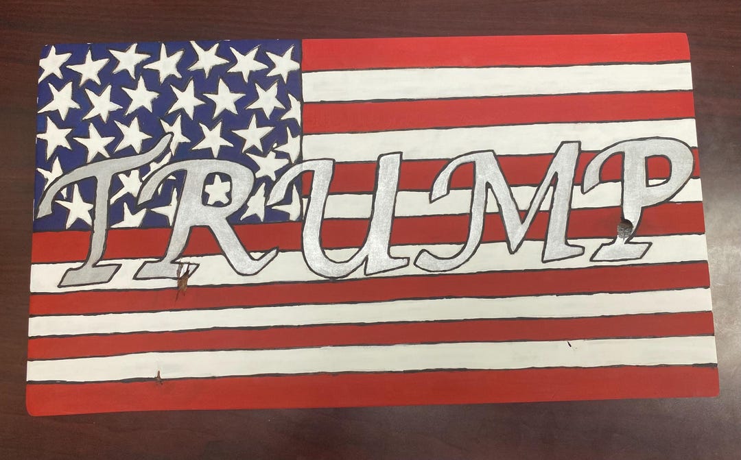 Trump Wood Burned Sign - Etsy