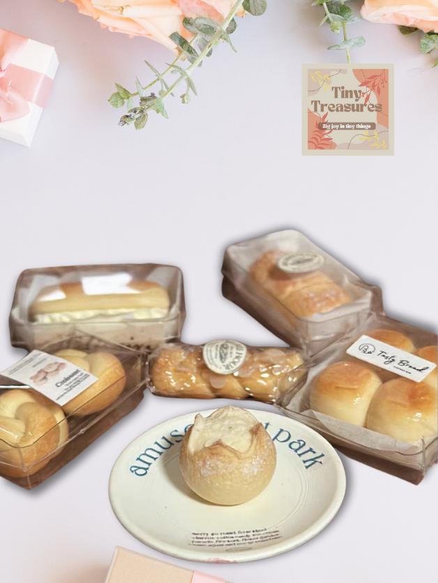 Miniature Bread Set – 1:12 Tiny Handmade Bakery Food for Dollhouse ...