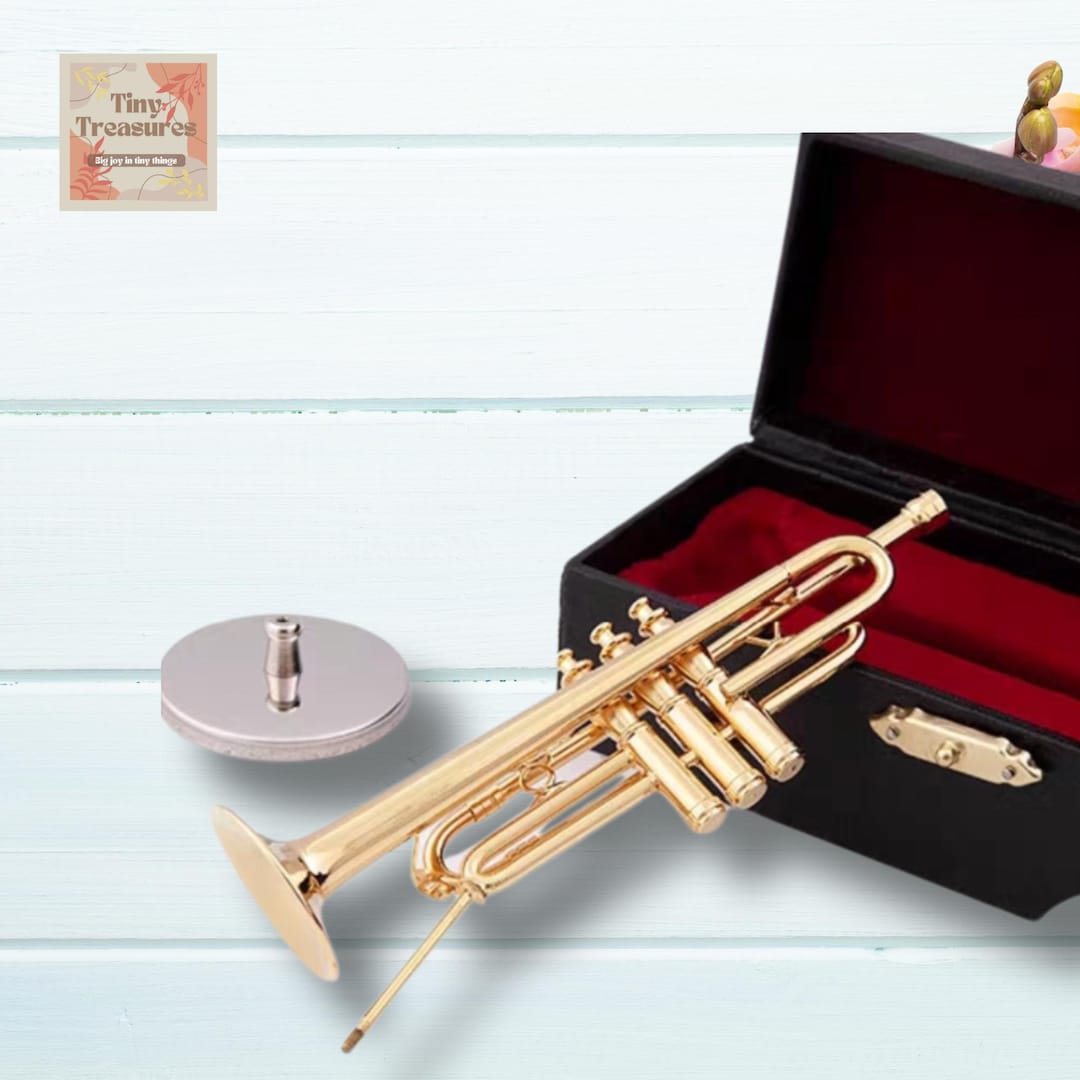 Miniature Trumpet Model – 1:12 / 1 6 Scale – 3 Sizes (9cm /12cm /19cm ...