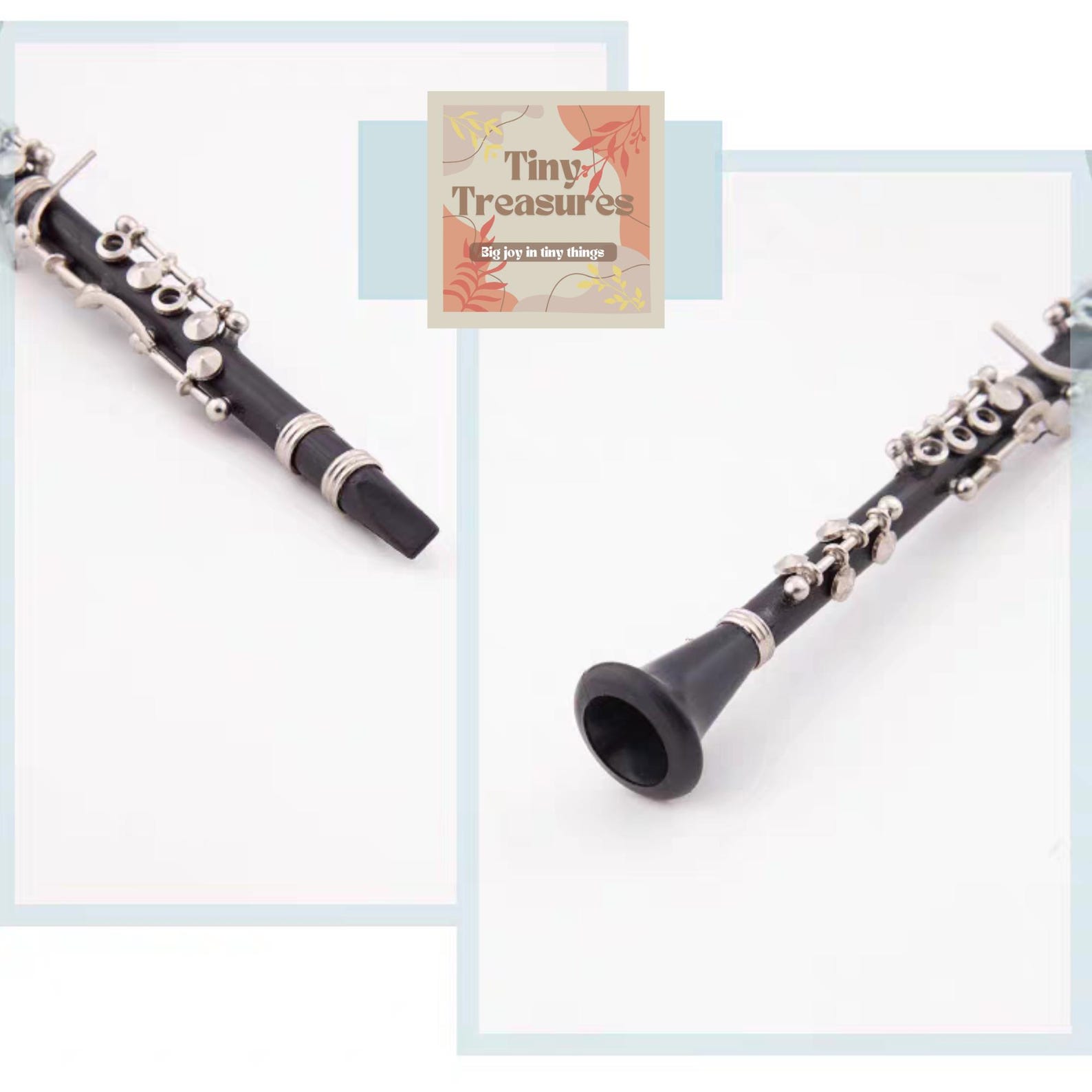 Miniature Clarinet With Stand / Case – Perfect Gift for Musicians ...