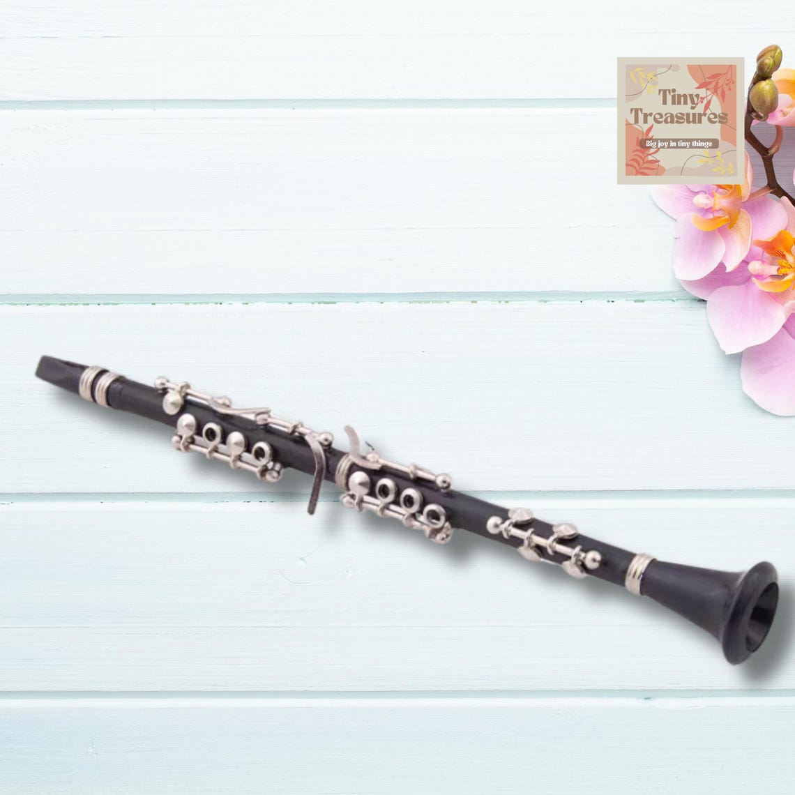 Miniature Clarinet With Stand / Case – Perfect Gift for Musicians ...