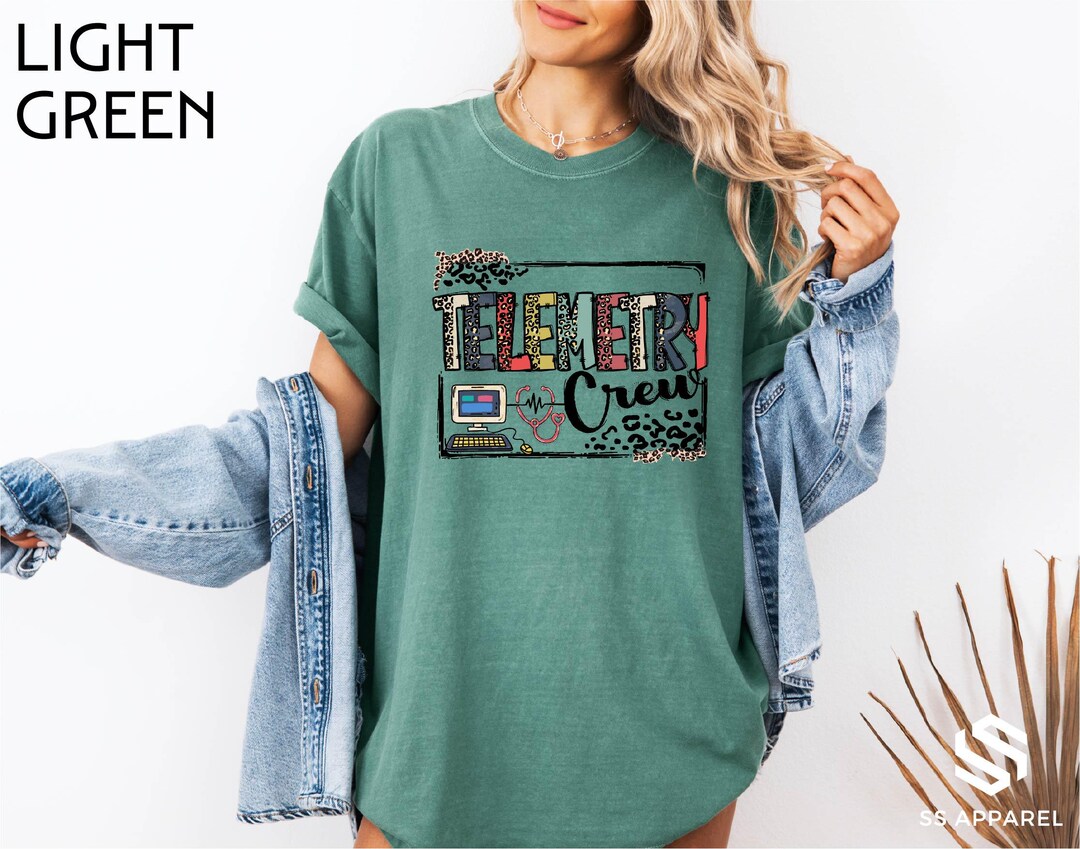 Telemetry Crew Shirt, Cardiac Telemetry Tech, Gift for Cardiologist ...