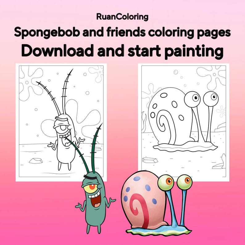 Sponge Bob Coloring 120 Pages Mega Package: Fun and Educational ...