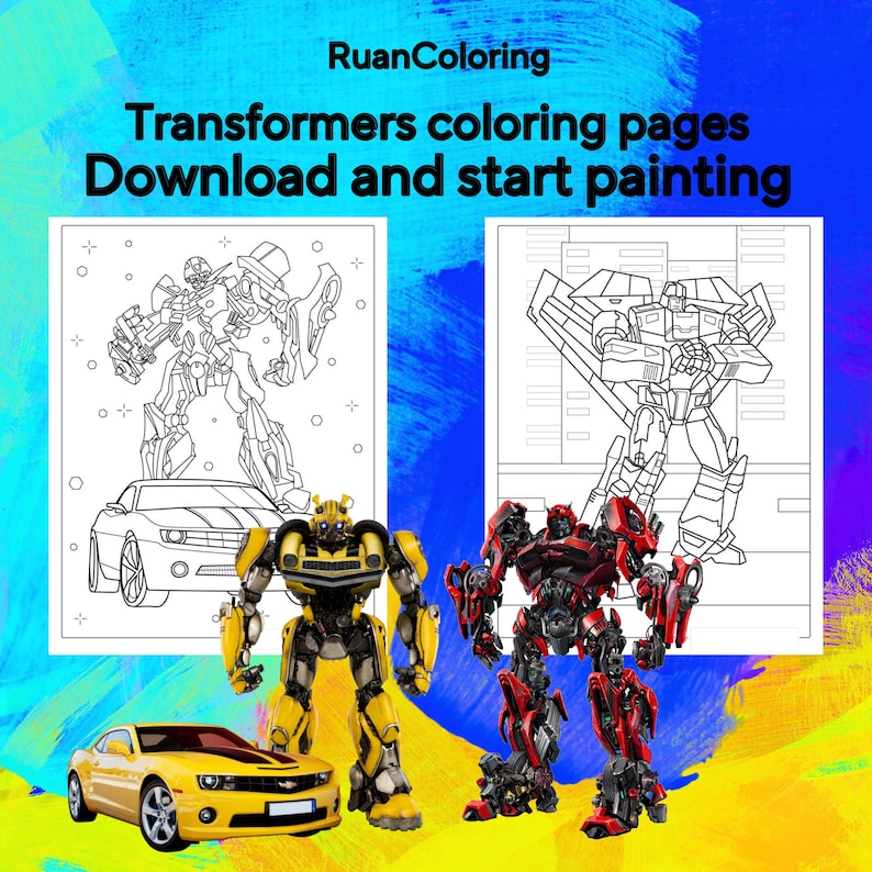Transformers Coloring Pages: Fun and Educational Activity, Printable ...