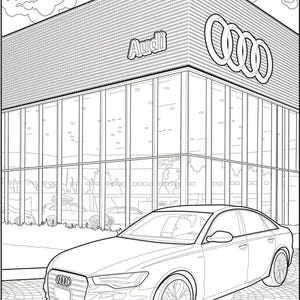 Audi Coloring Book 45 Pages: Fun and Educational Activity, Printable ...