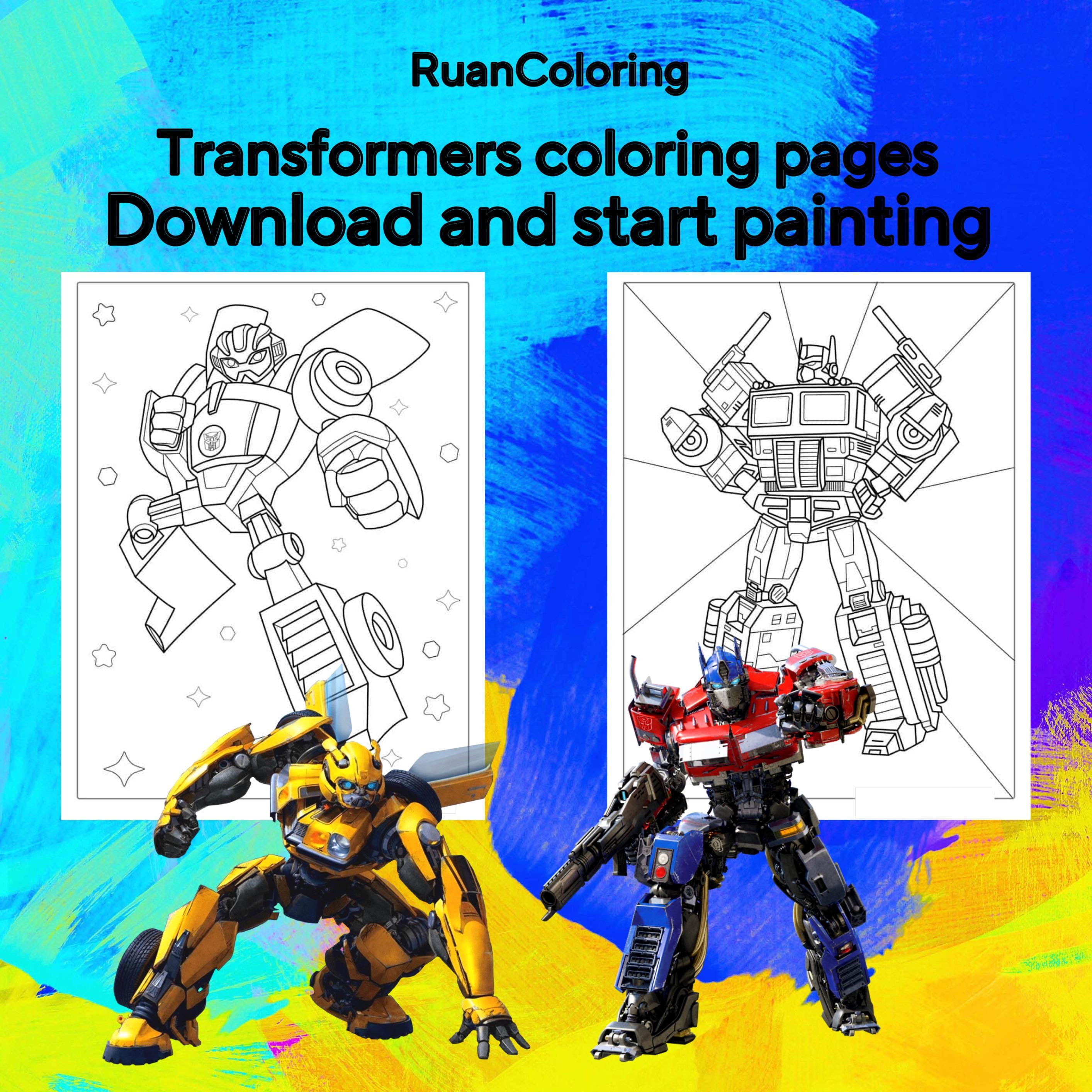 Transformers Coloring Pages: Fun and Educational Activity, Printable ...