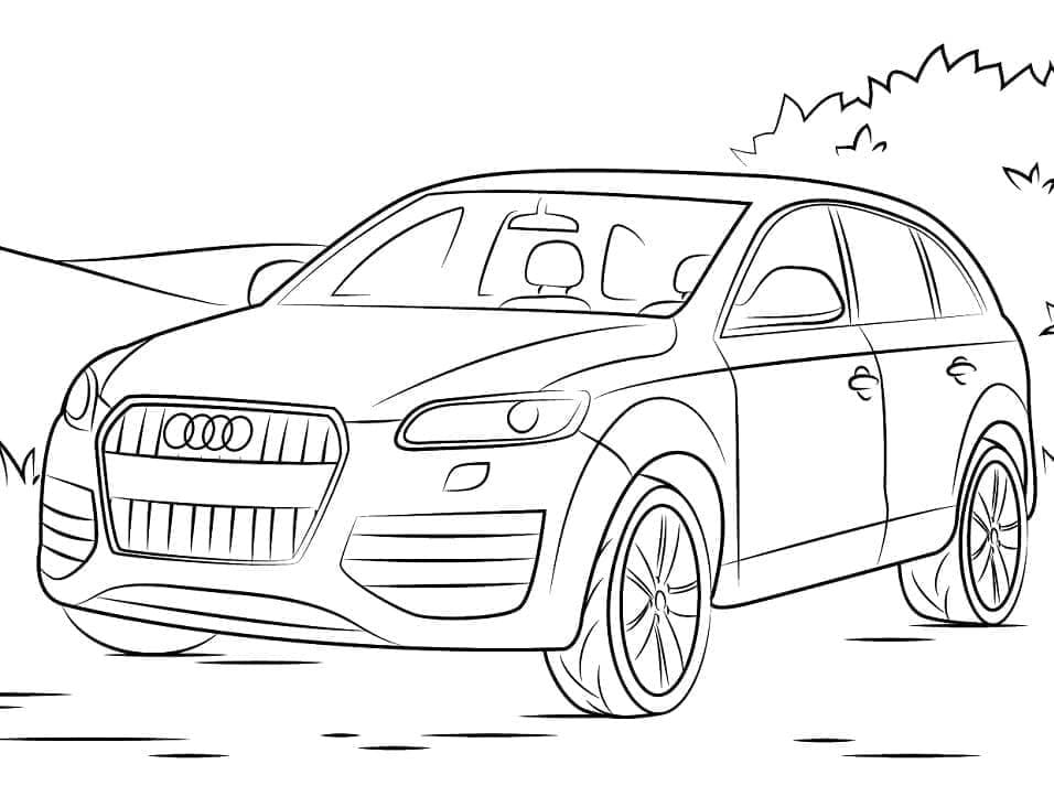 Audi Coloring Book 45 Pages: Fun and Educational Activity, Printable ...