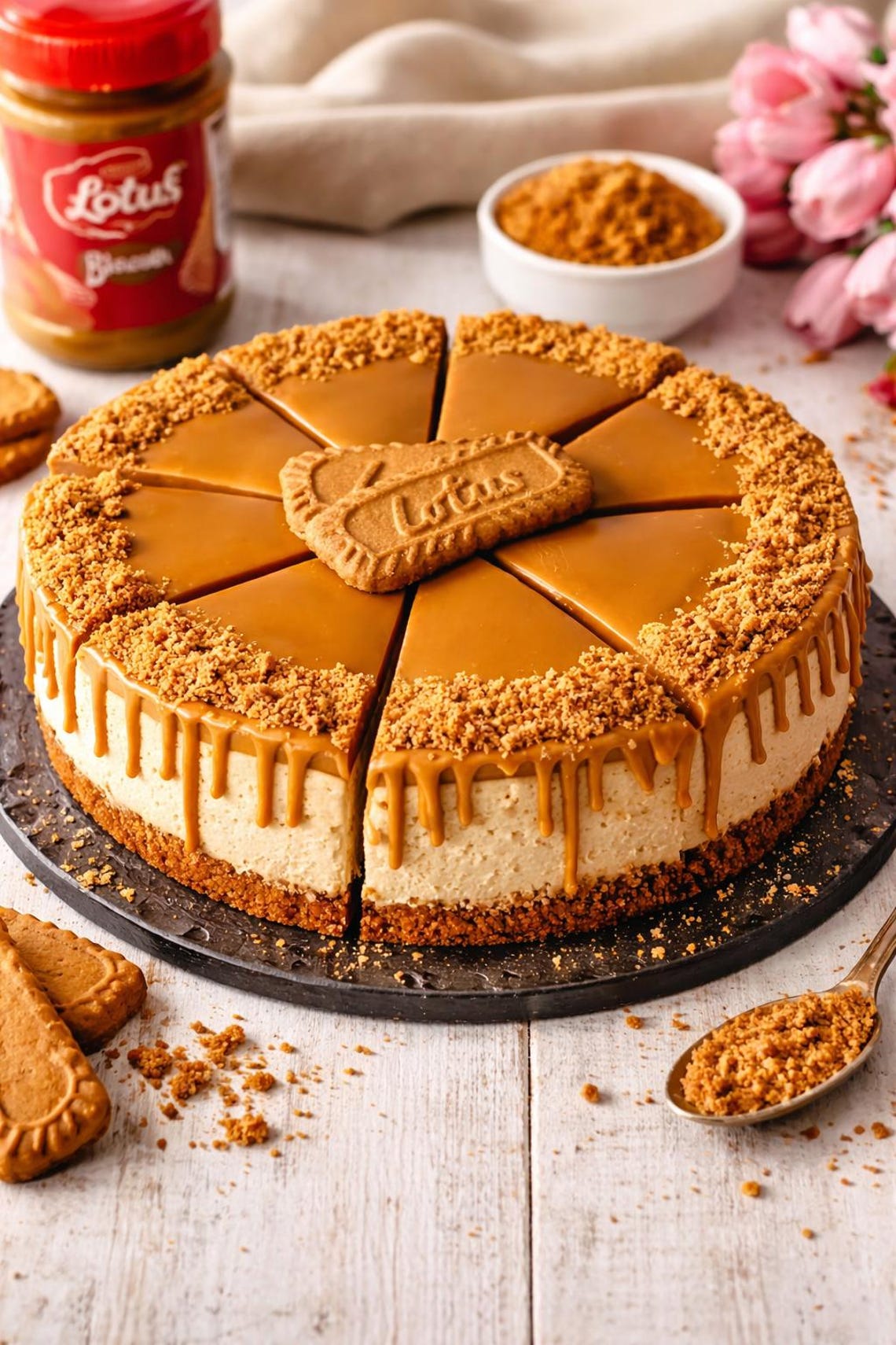 Best No-bake Lotus Biscoff Cheesecake Recipe, Easy Step-by-step ...