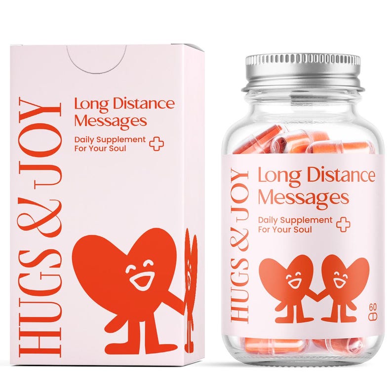 Hugs & Joy Long Distance Messages in a Bottle – 60 Heartfelt Notes to ...
