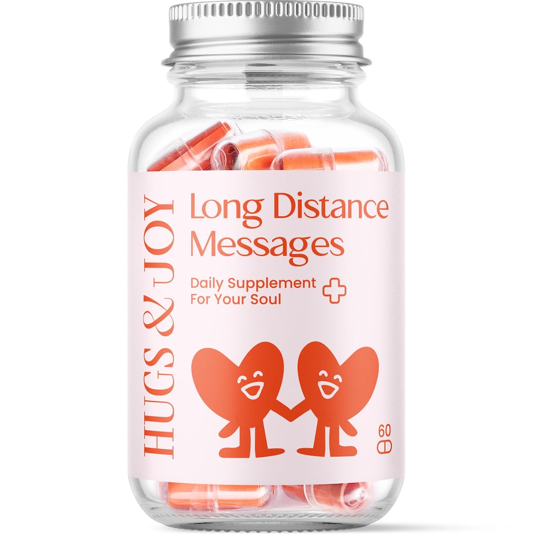 Hugs & Joy Long Distance Messages in a Bottle – 60 Heartfelt Notes to ...