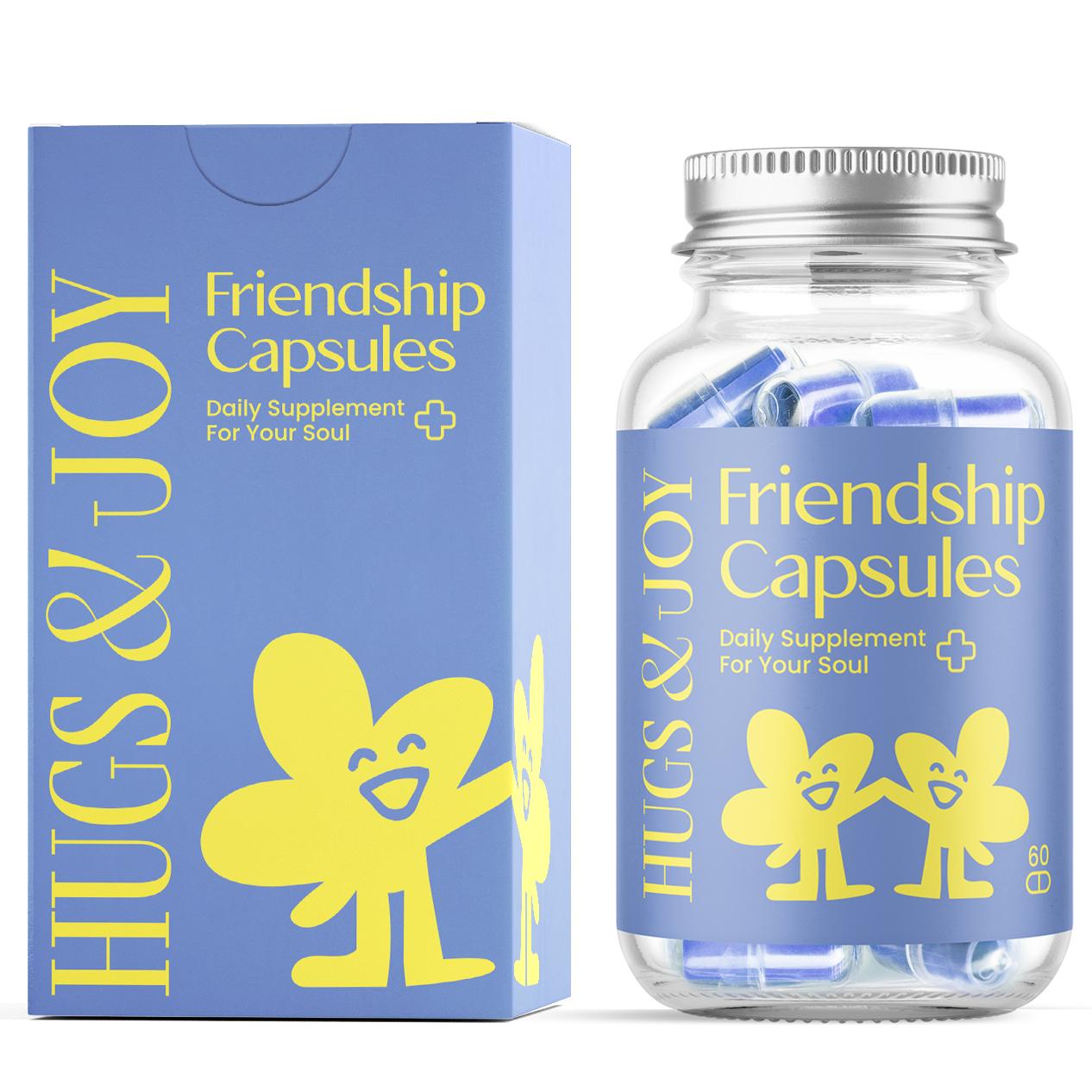 Hugs & Joy Friendship Capsules in a Bottle – 60 Joyful Messages to ...