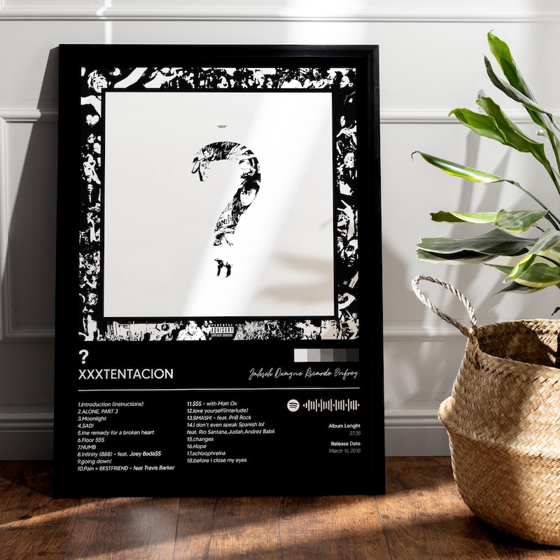 Xxxtentacion Poster Poster - Etsy