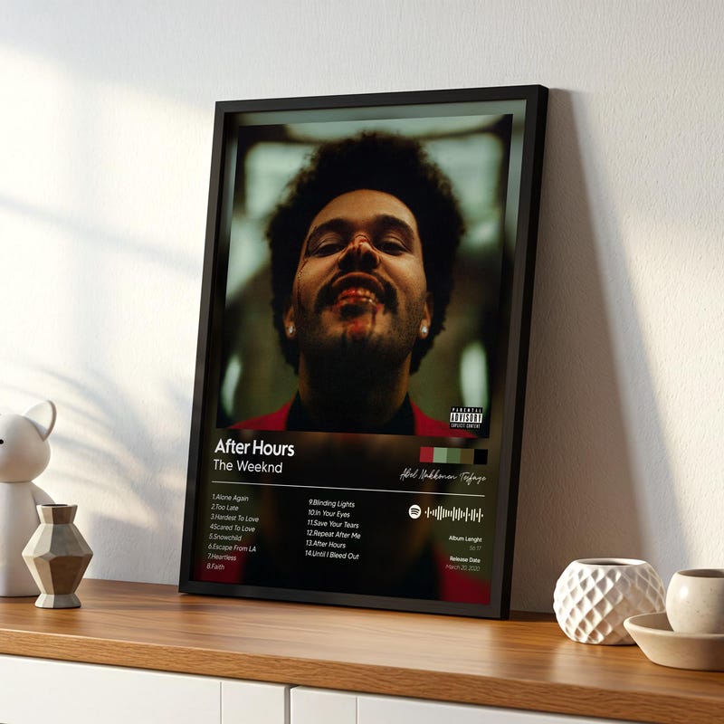 The Weeknd Poster - Etsy