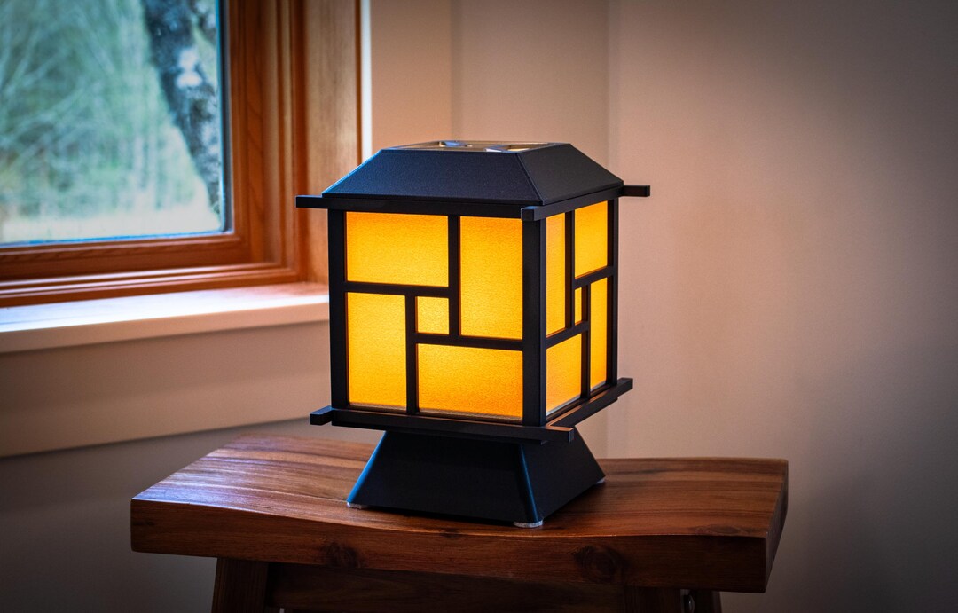 Japanese Lamp Modern Minimalist LED Bedside Lighting Tomoshibi - Etsy
