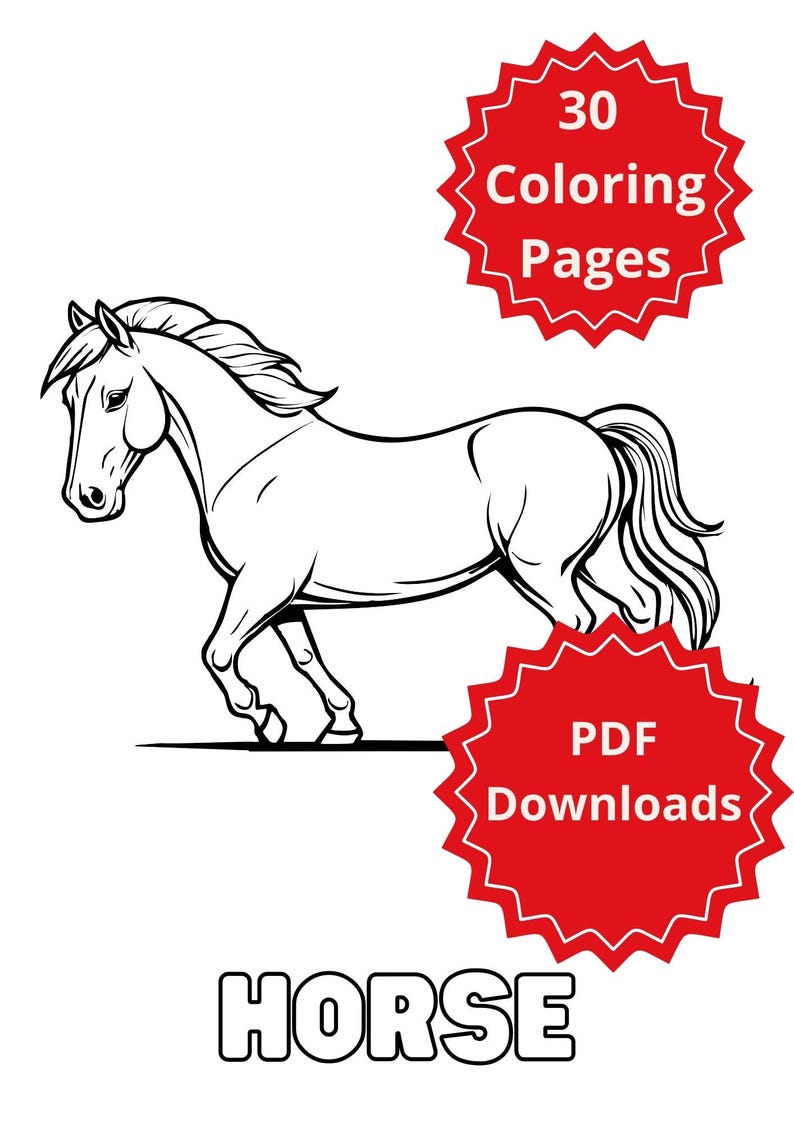 30 Big Animals Coloring Page for Kids: Easy and Comfy - Etsy Australia