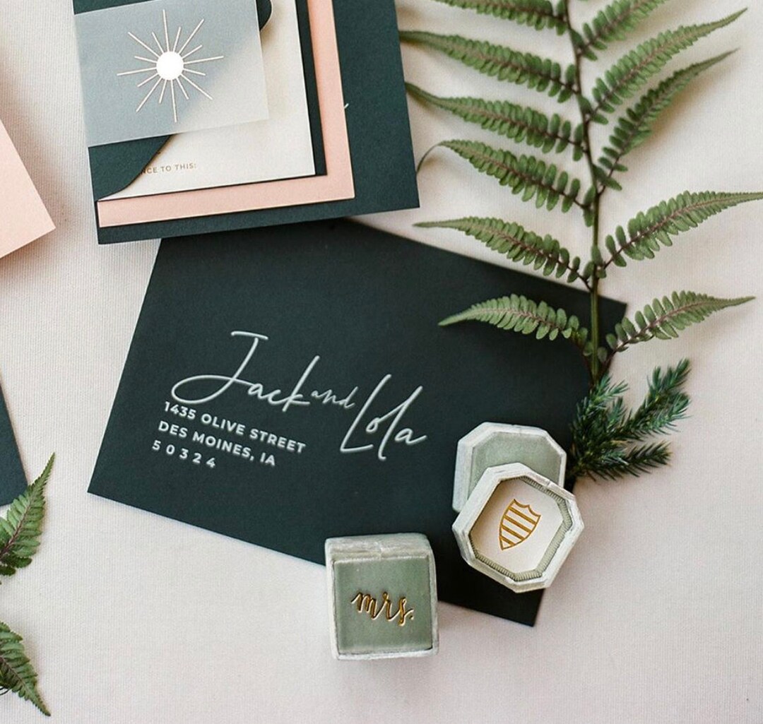 Digital Calligraphy and Custom Envelope Address Printing for Invitation ...