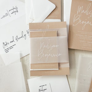 Madison Wedding Invitation Suite Customizable - Etsy
