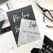 Rae Wedding Invitation Suite // Calligraphy Vellum // Black - Etsy