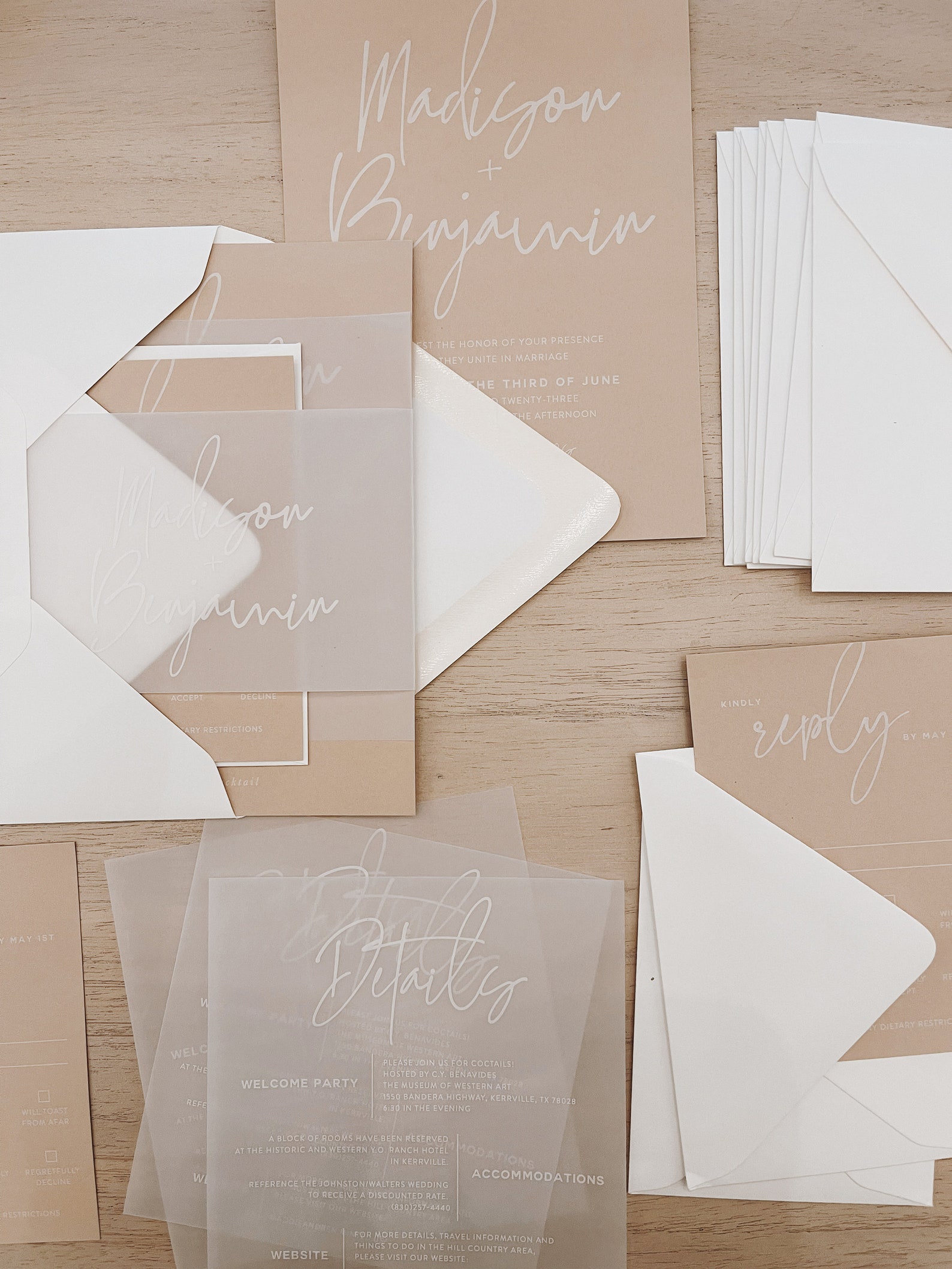 Madison Wedding Invitation Suite Customizable - Etsy