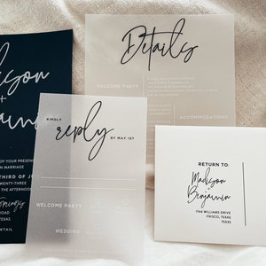 Madison Wedding Invitation Suite | Customizable - Etsy
