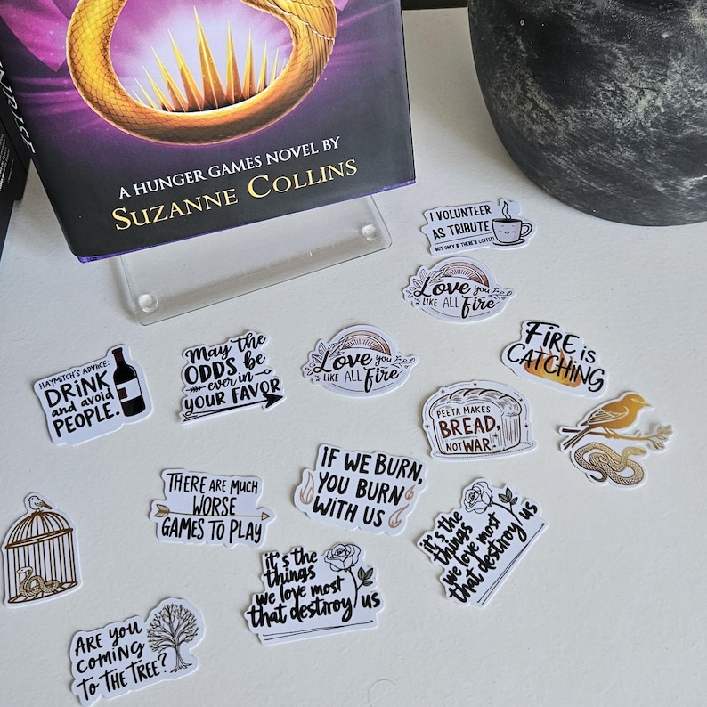 Hunger Games Sticker - Love You Like All Fire - Sunrise on the Reaping ...