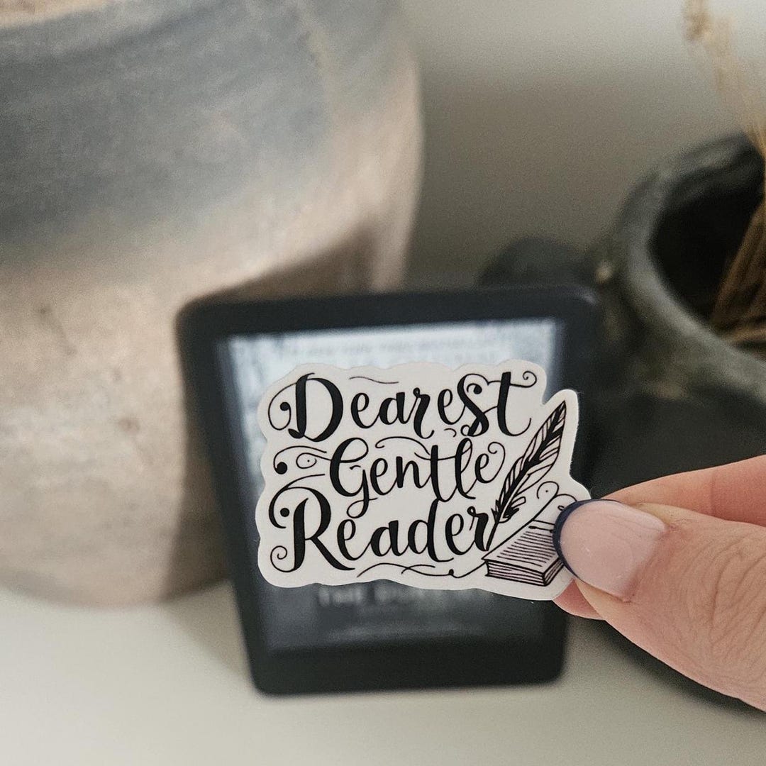 Bridgerton Sticker | Dearest Gentle Reader Lady Whistledown | Handmade ...