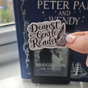 Bridgerton Sticker | Dearest Gentle Reader Lady Whistledown | Handmade ...