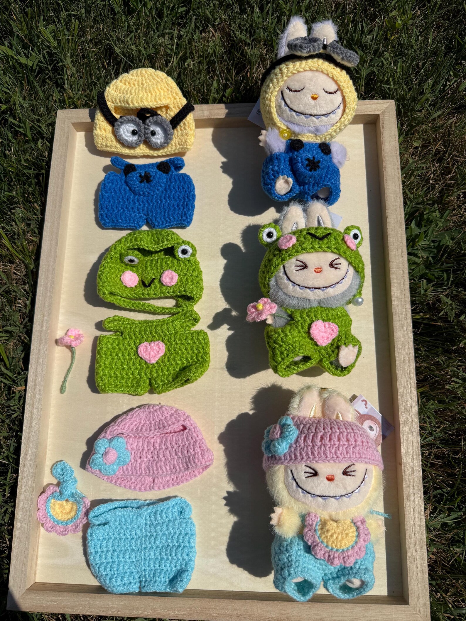 Handmade Yarn Outfit for Labubu V1, V2, & V3 - 6-7 Inch Toys - Etsy