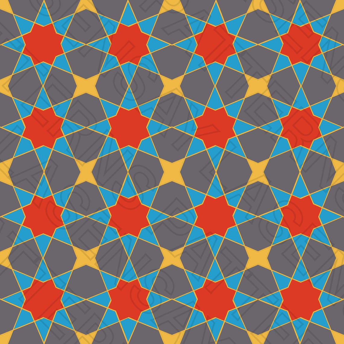 Seamless Moroccan Tile Pattern Bundle – Zellige (zelij) Mosaic Designs ...