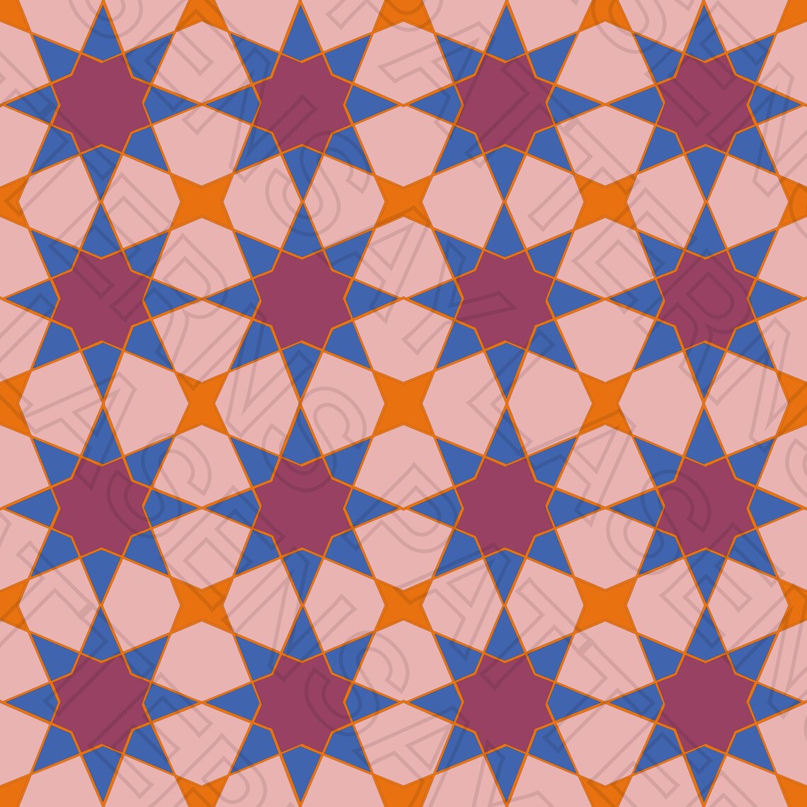 Seamless Moroccan Tile Pattern Bundle – Zellige (zelij) Mosaic Designs ...