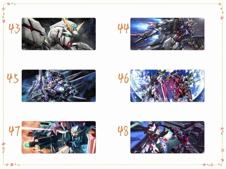 Mecha Mouse Pad | Custom Robot Desk Mat | Anime-style Gaming Mousepad ...