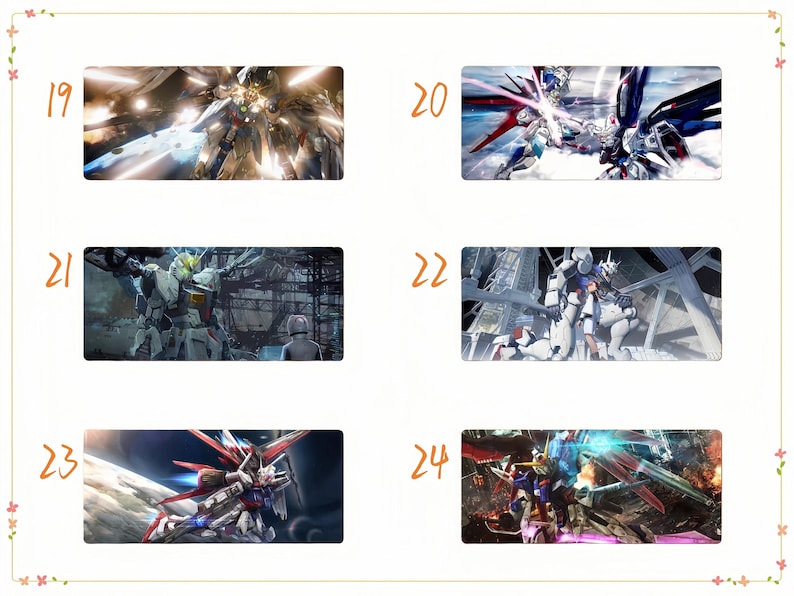 Mecha Mouse Pad | Custom Robot Desk Mat | Anime-style Gaming Mousepad ...