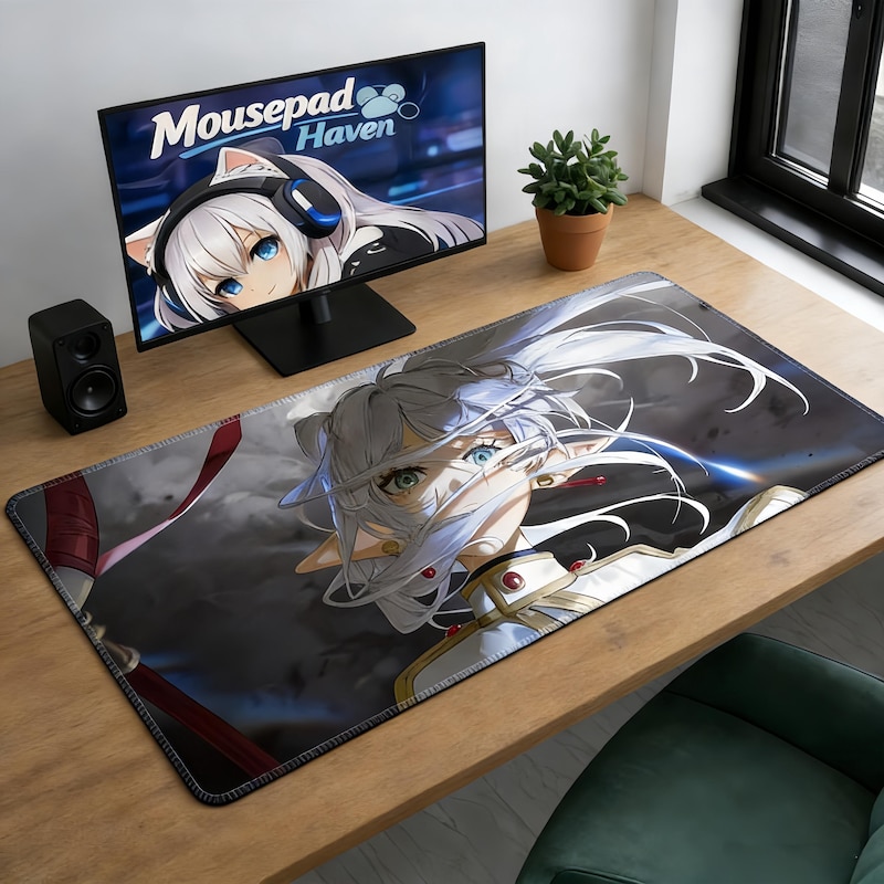 Frieren Desk Mat Mouse Pad - Etsy UK