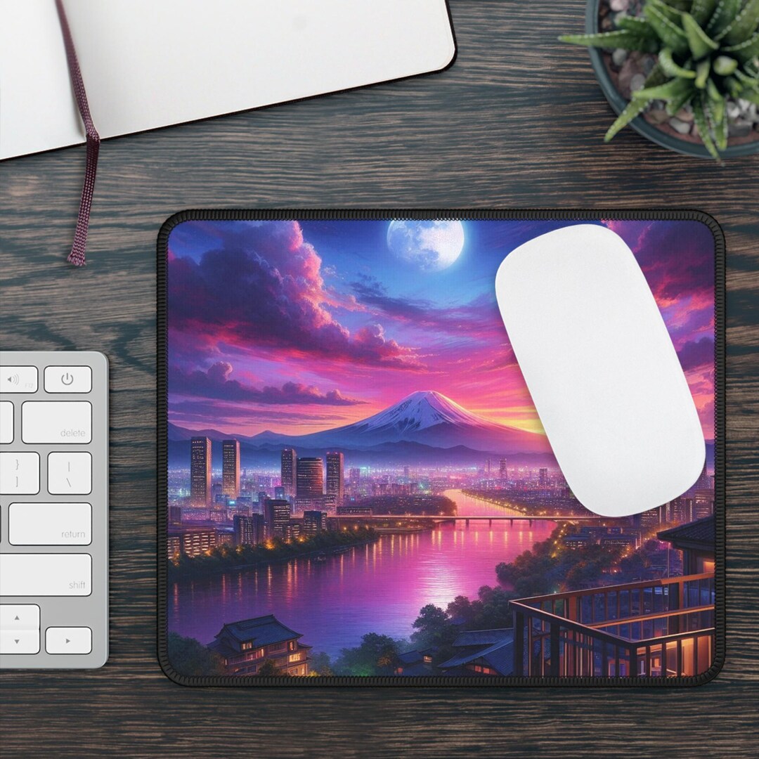 Serene Mountain Vista Gaming Mouse Pad, Ideal for Gamers, Home Office ...