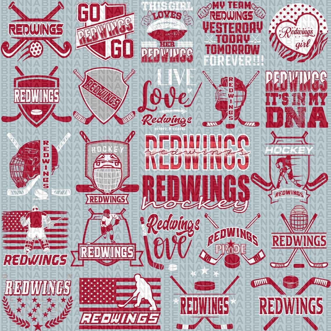 24 File Red Wings Svg,redwings Svg,red Wings Png,red Wings Bundle,,red ...
