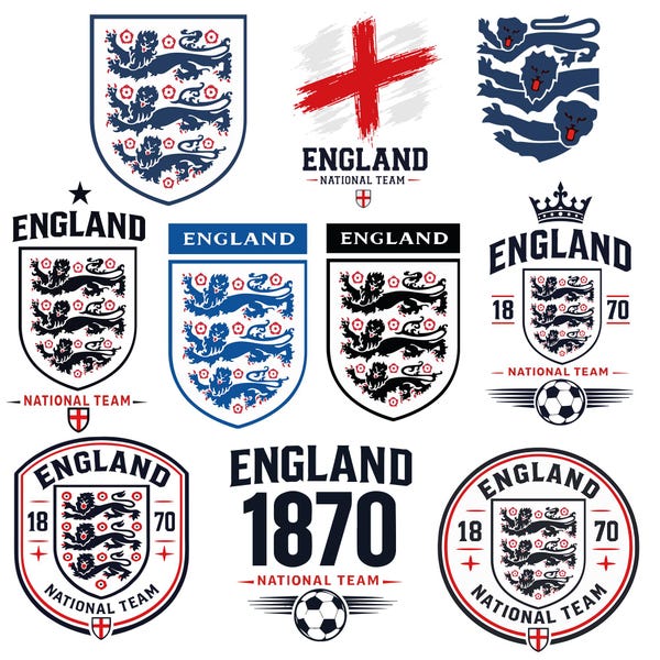 England Svg Badge - Etsy UK
