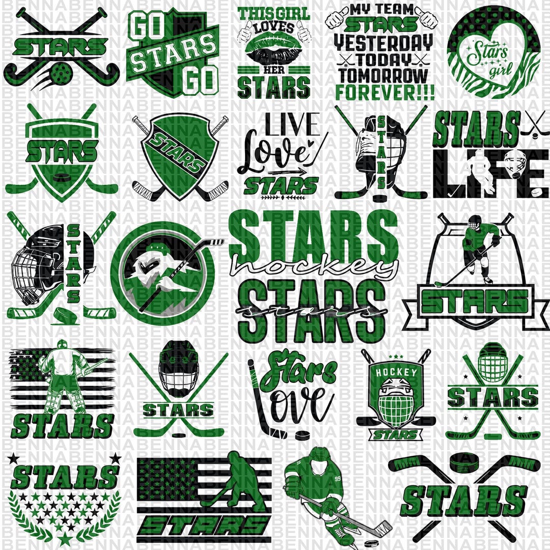 24 File,stars Svg,stars Hockey,stars Png,go Stars,love Stars,stars Love ...